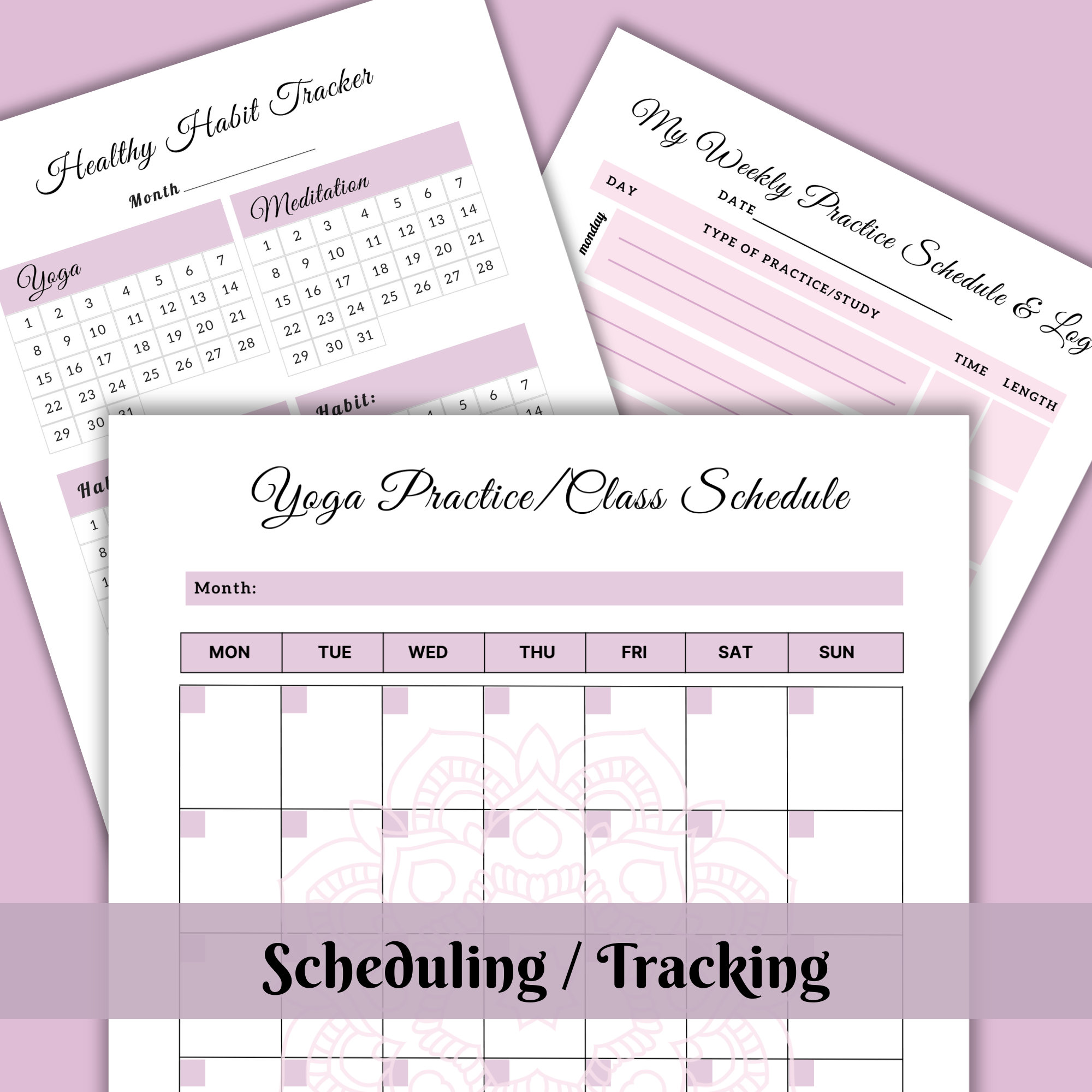 Yoga Practice Journal Complete, Prompts, Goals, Meditation, Reflection ...