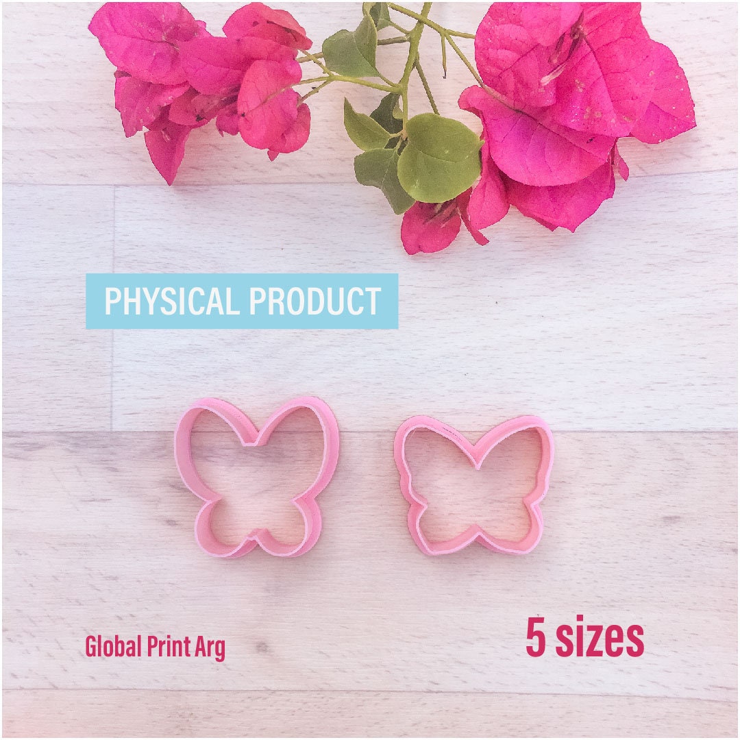 Set 2 Animal Butterfly Cutters for Clay, Ceramics and Cookies Cookie ...