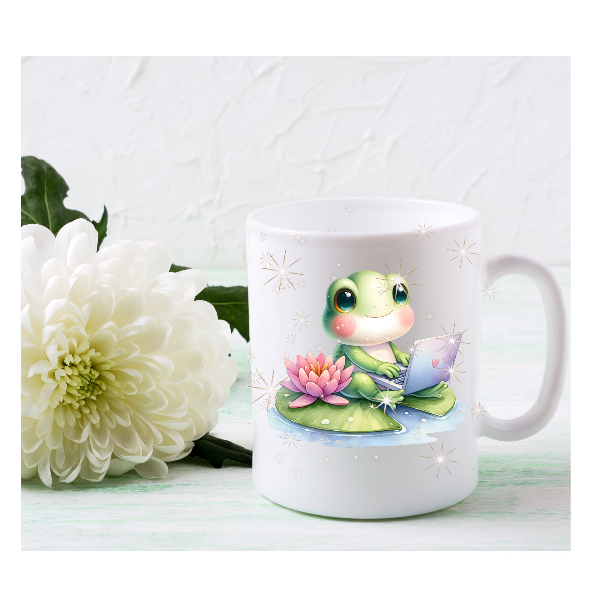 Frog,cute Frog,frog Clipart, Digital Clipart,whimsical Frog ...