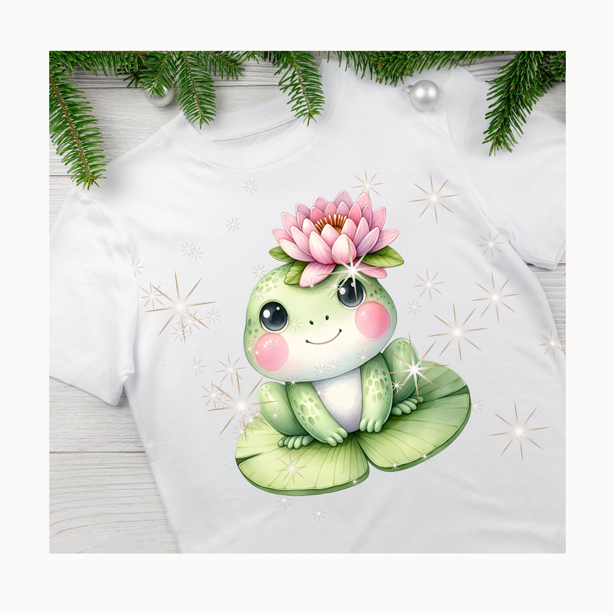 Frog,cute Frog,frog Clipart, Digital Clipart,whimsical Frog ...