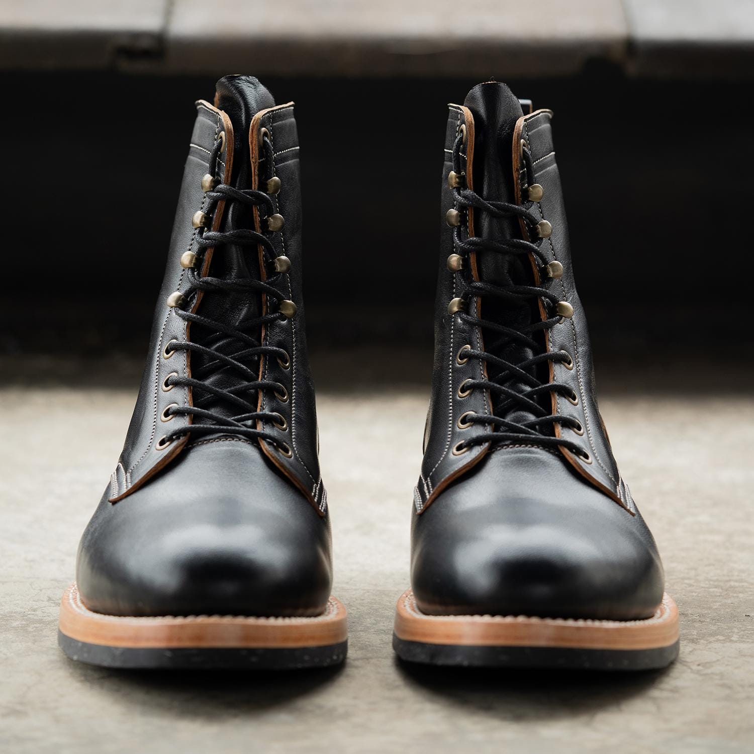 Black Teacore Horsehide 7-inch Field Boots - Etsy