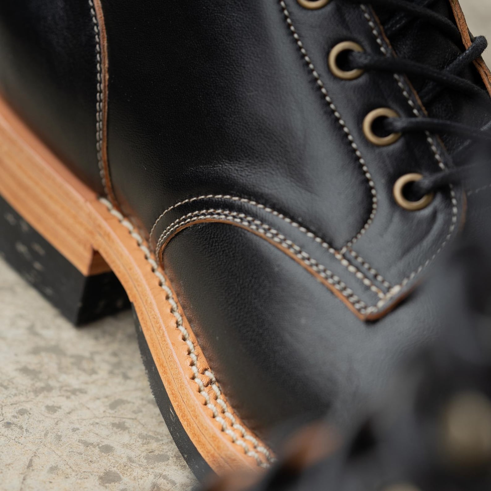 Black Teacore Horsehide 7-inch Field Boots - Etsy