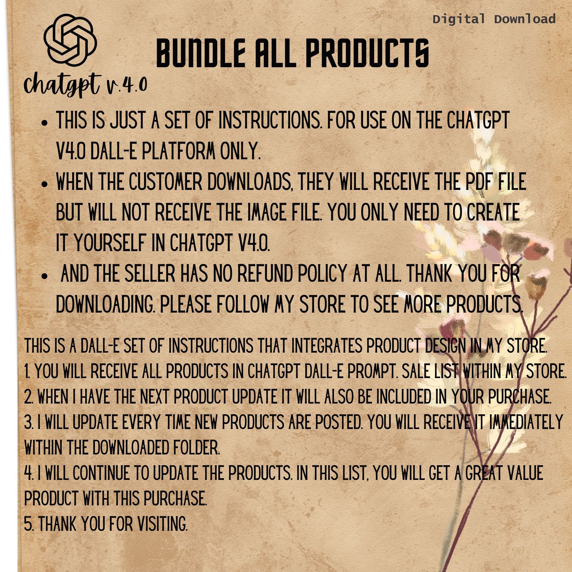 500 Creative AI Prompts Bundle for DALL-E & Chatgpt Instant Download ...