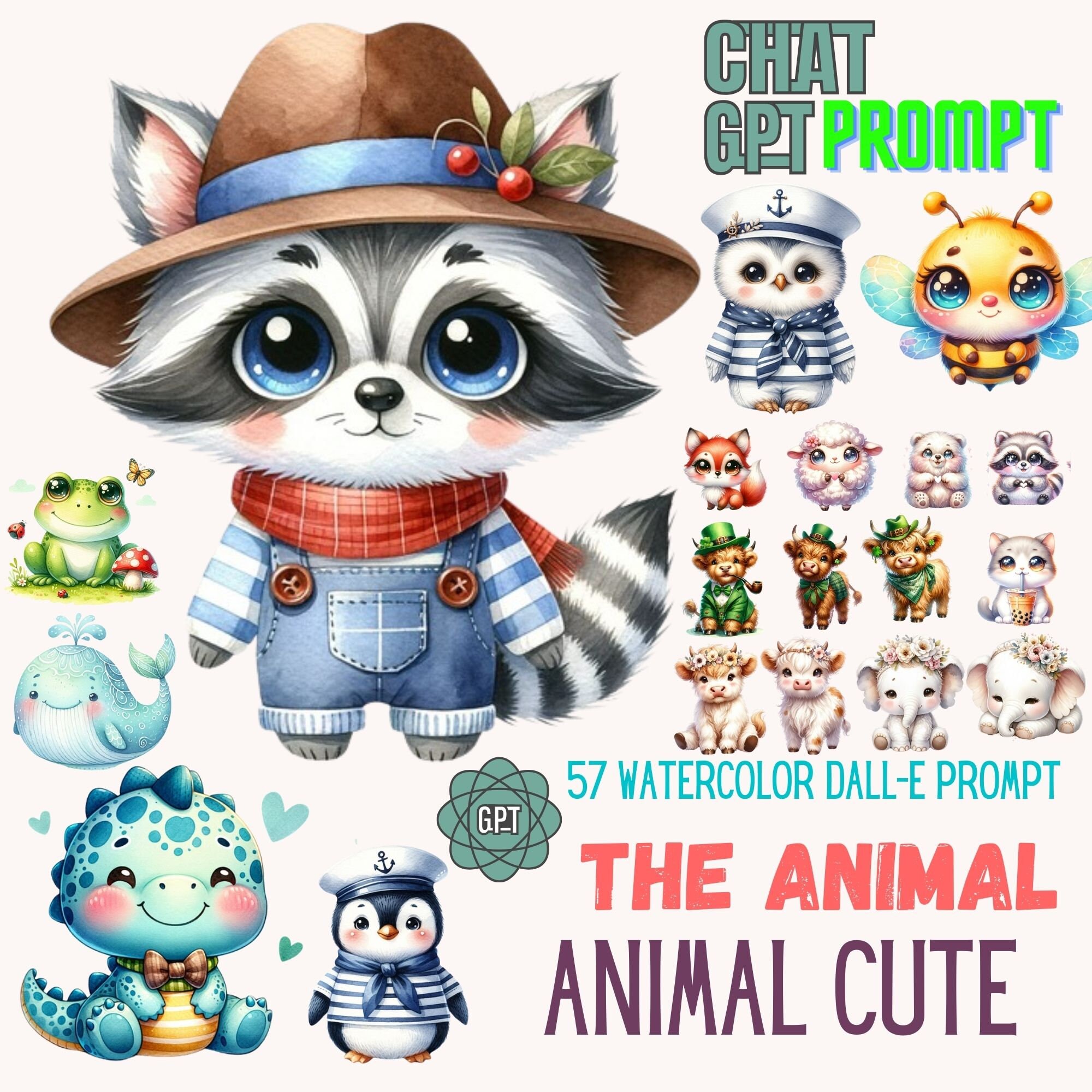 Artful Chatgpt Prompts Guide | Cute Animal Edition - Inspiring AI ...
