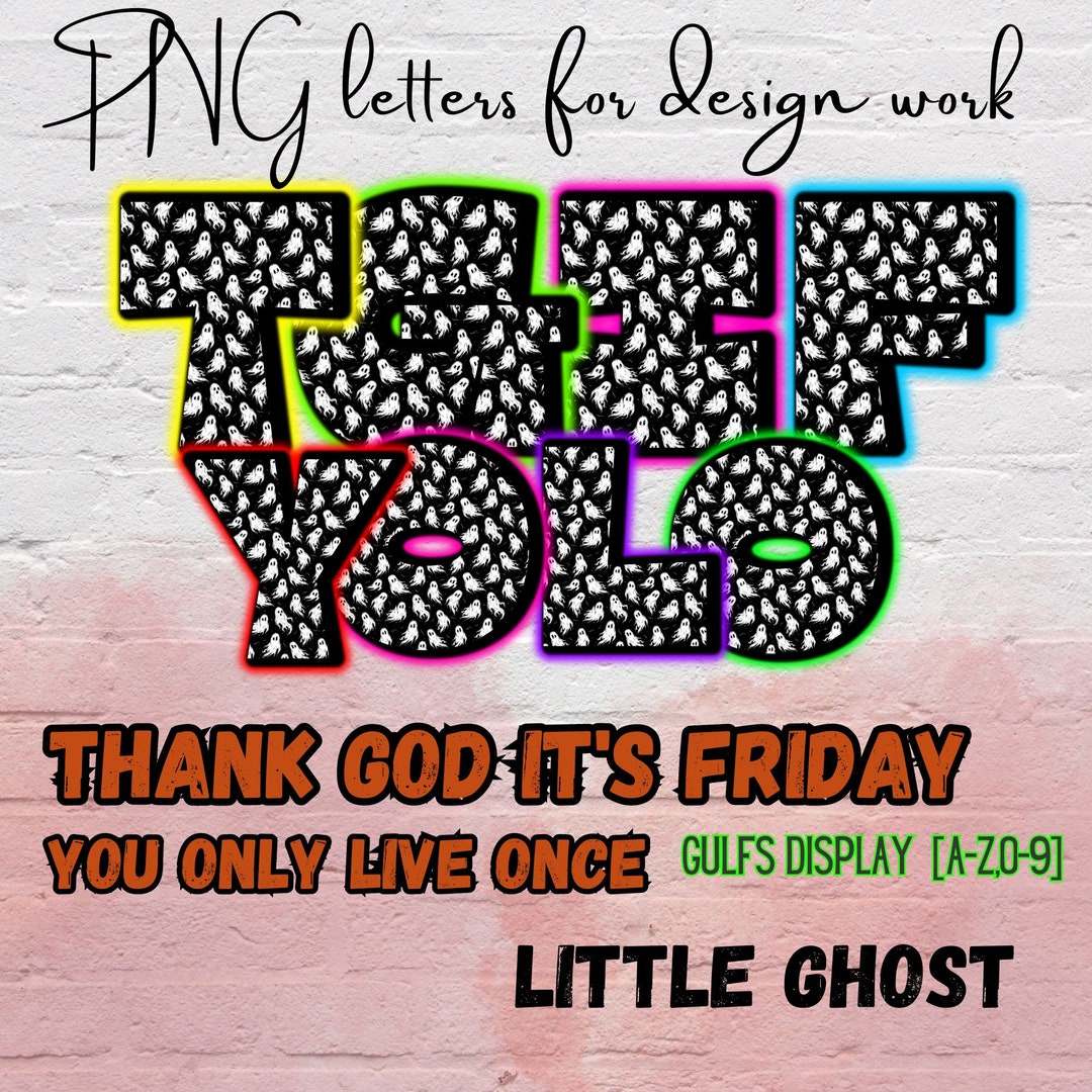 Lettere Spooky Ghost Graffiti Font PNG - Unique Alphabet Letters for ...