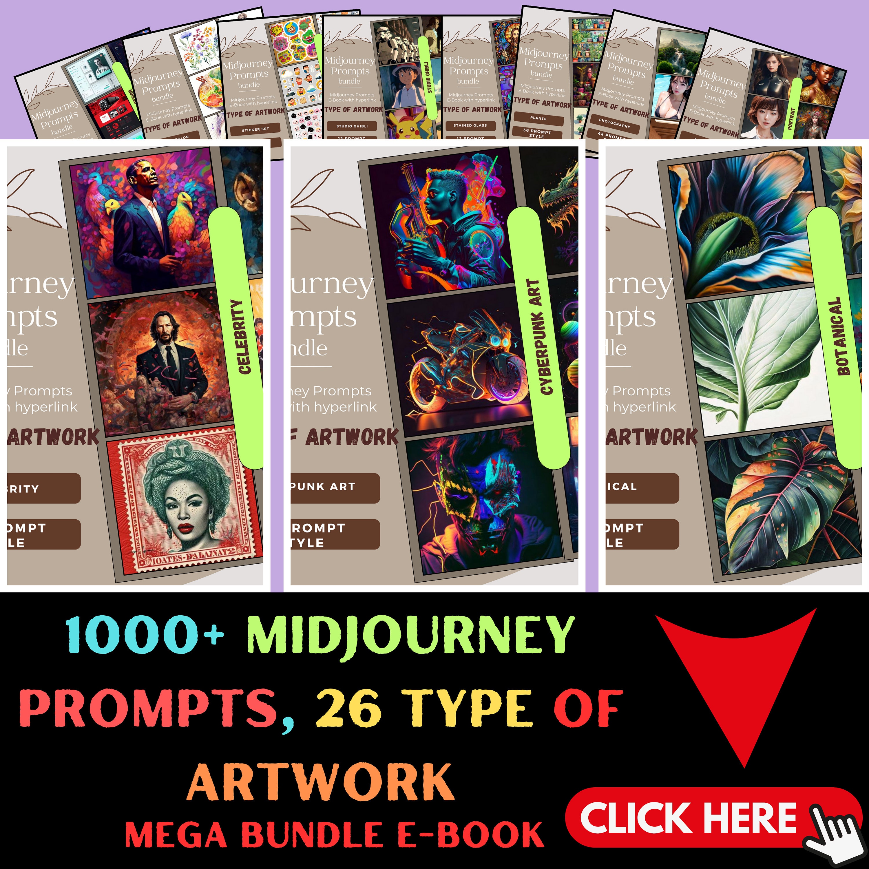 Ultimate AI Art Prompt Collection: 3D, Animals, Anime Digital Bundle ...