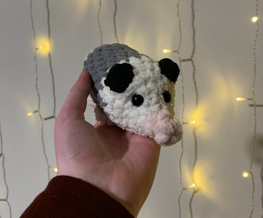 Crunk the Baby Possum Crochet Pattern - Etsy