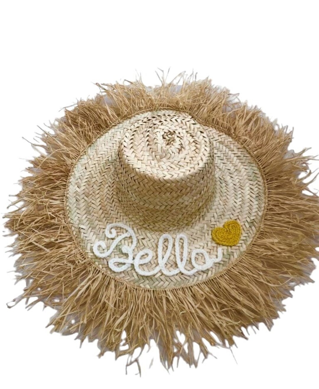 Customizable Straw Hat - Wall Hat - Wall Decoration - Personalized Hat ...