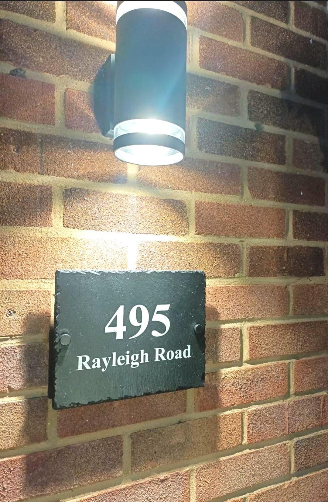 Personalised Engraved Slate Wall Sign - Etsy