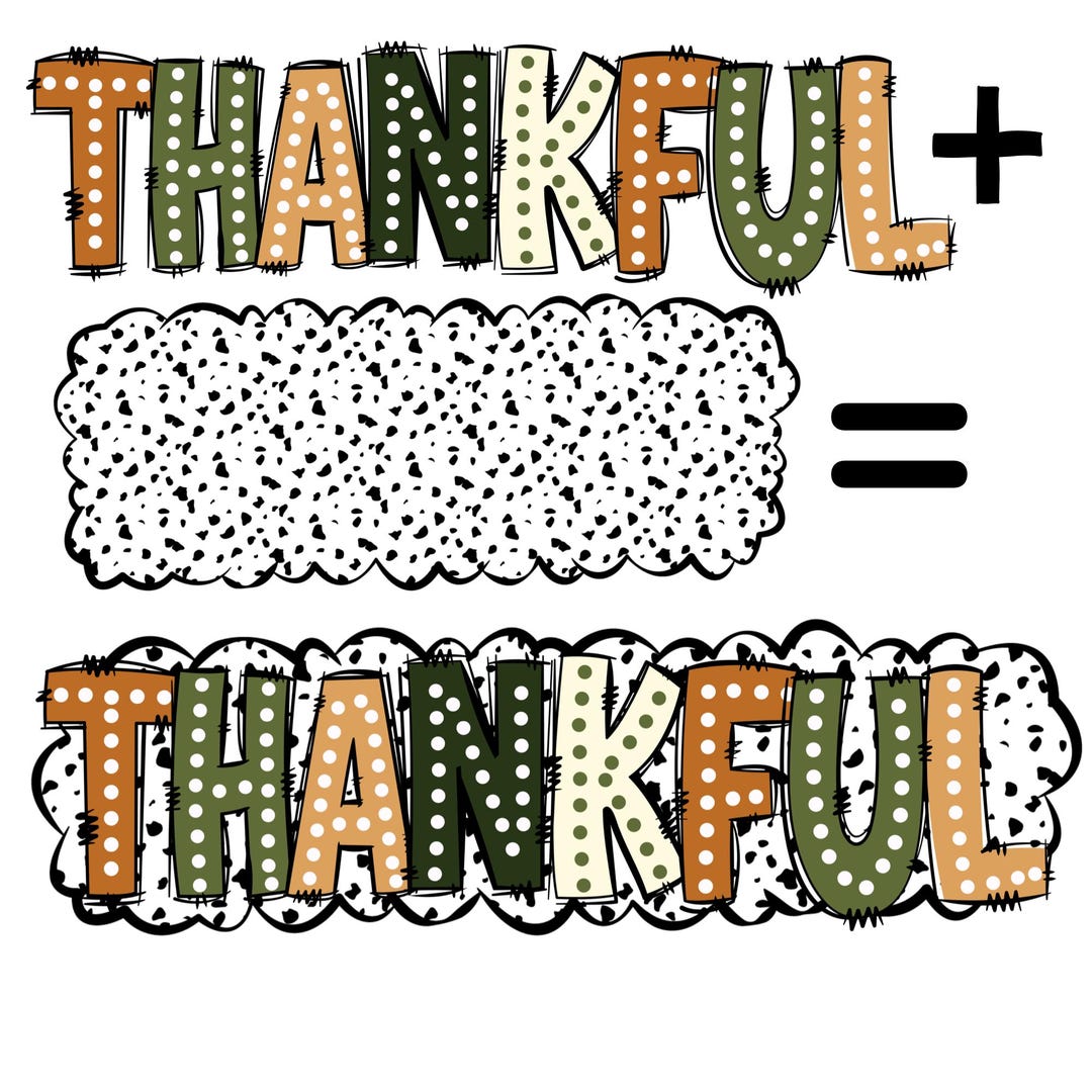 Fall Alphabet Dots Letters PNG Bundle, Thanksgiving Fall Palette, 5 ...