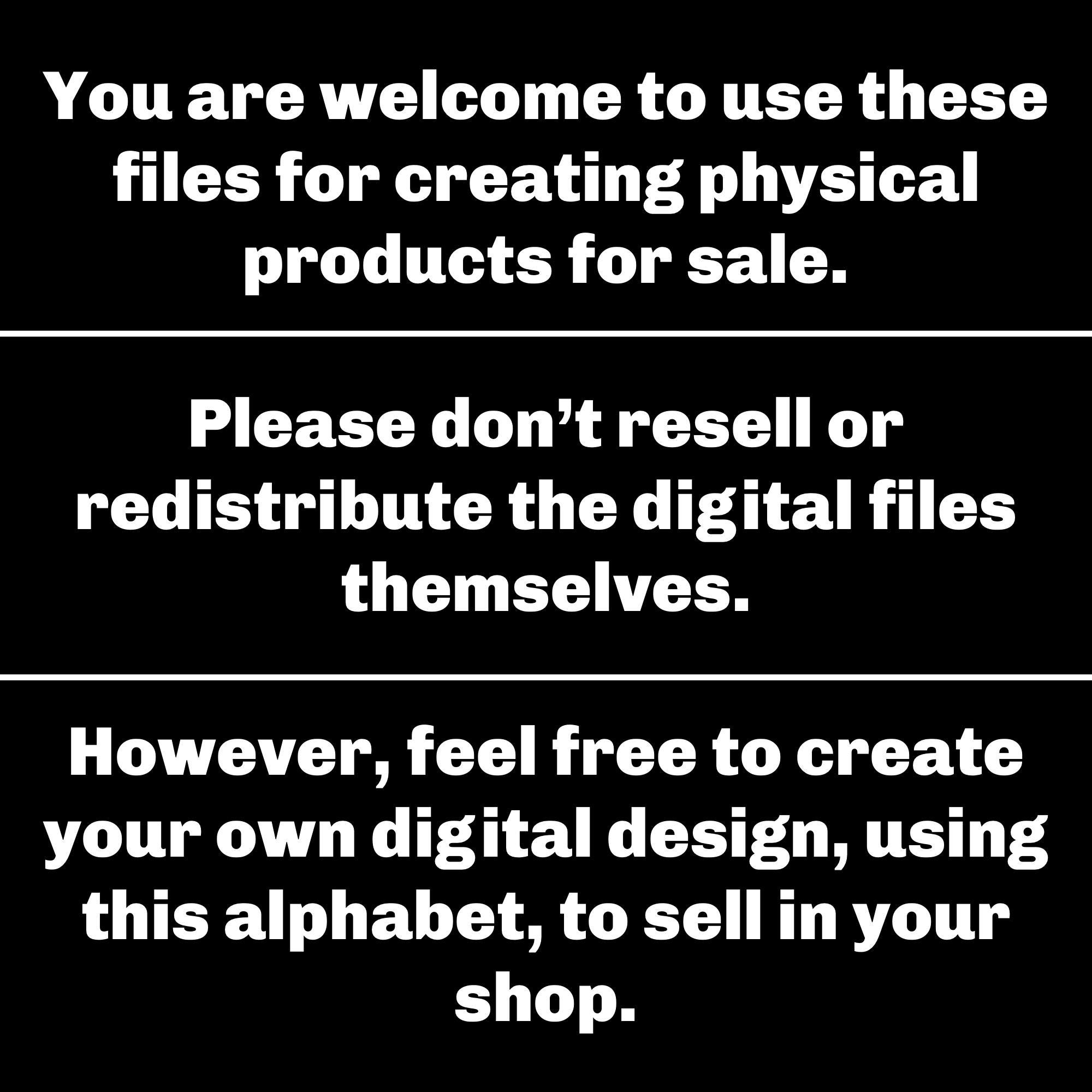 Christmas Block Letters PNG Bundle, Red Green Yellow White Palette, 4 ...