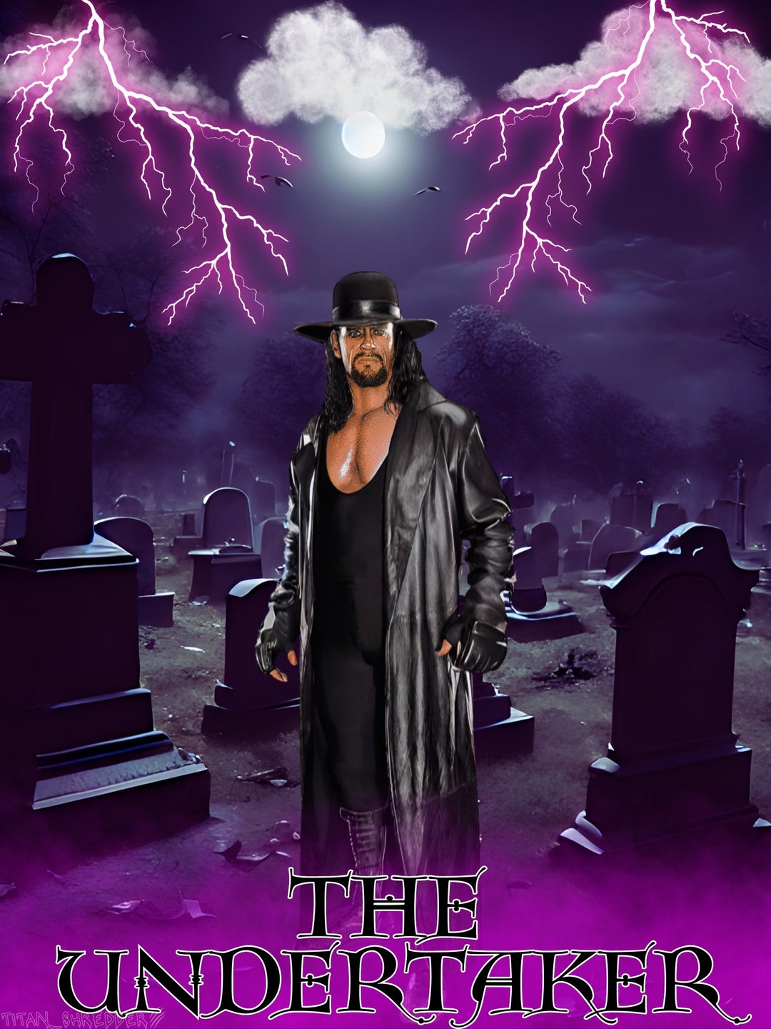 The Undertaker 18x24 - Etsy