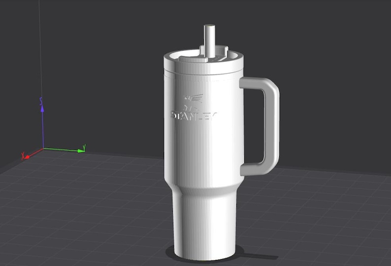 Stanley Cup Keychain 3D STL File | Tumbler Mug Keychain Digital ...