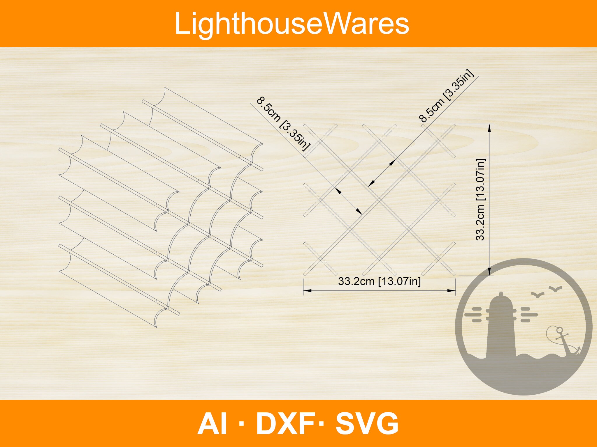 Kallax Wine Rack Laser Cut File, Kallax Ikea Shelf Organizer ...