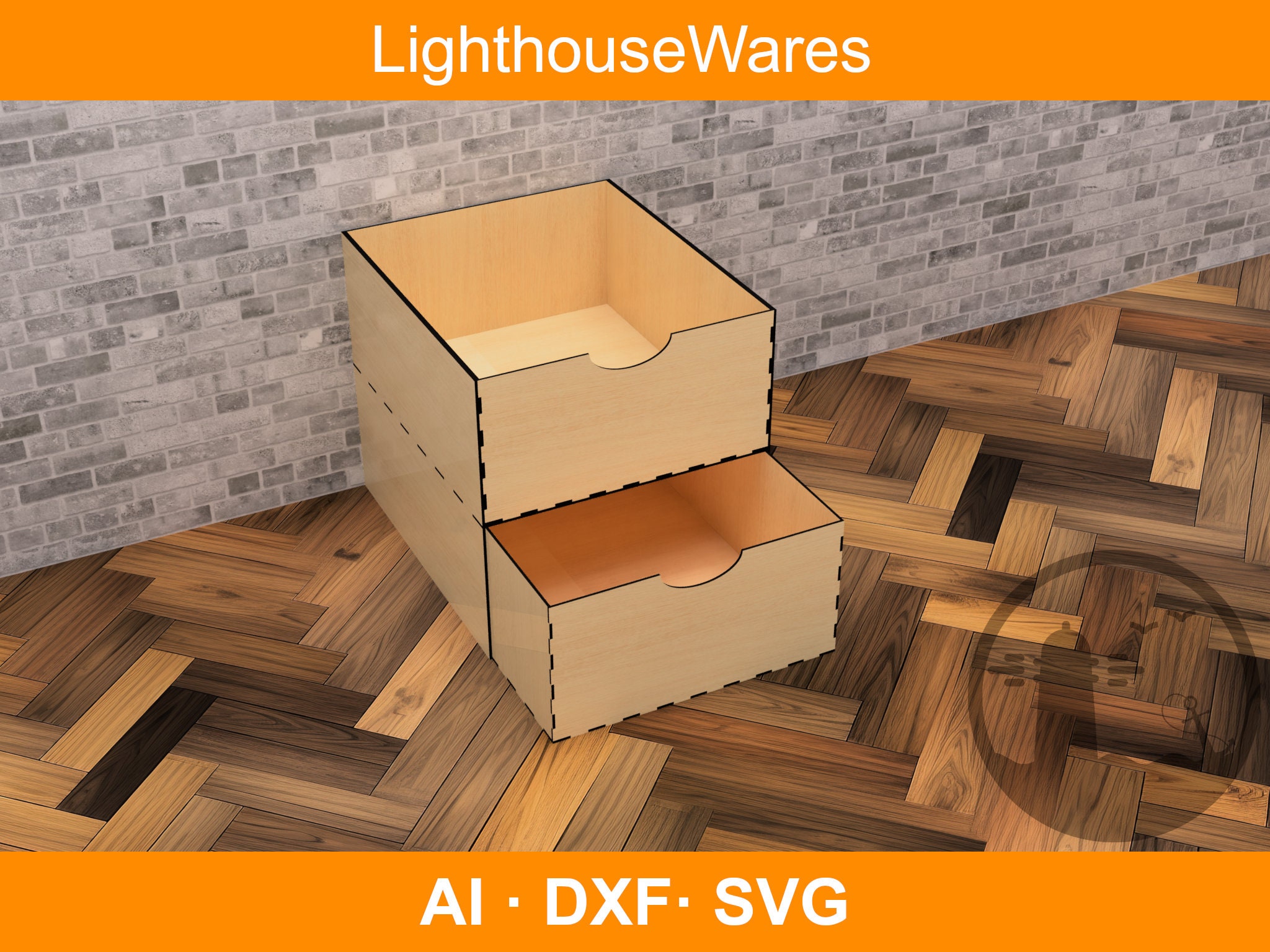 Kallax Insert Shelf Organizer Laser Cut File 1x1, Kallax Ikea Shelf ...