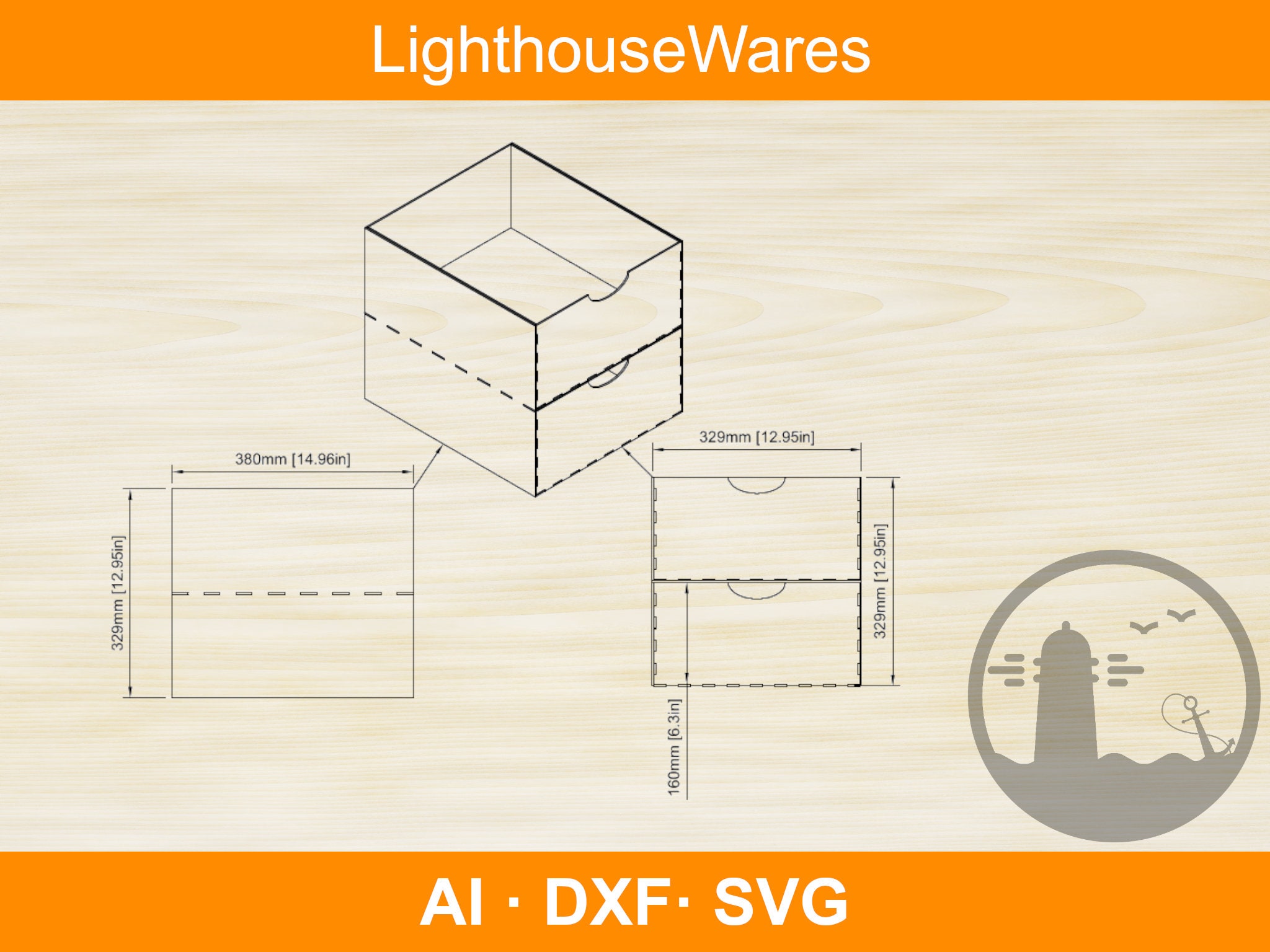 Kallax Insert Shelf Organizer Laser Cut File 1x1, Kallax Ikea Shelf ...