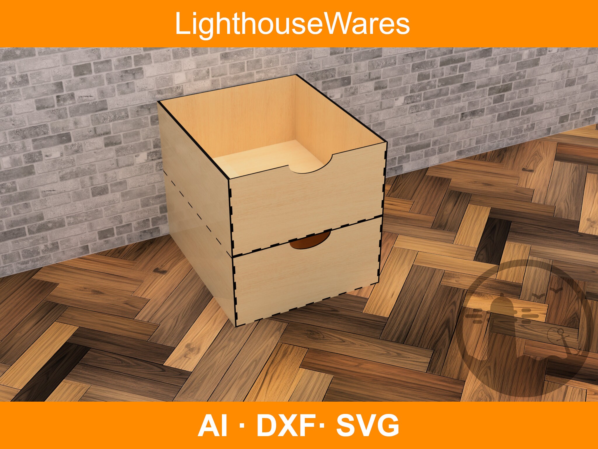 Kallax Insert Shelf Organizer Laser Cut File 1x1, Kallax Ikea Shelf ...