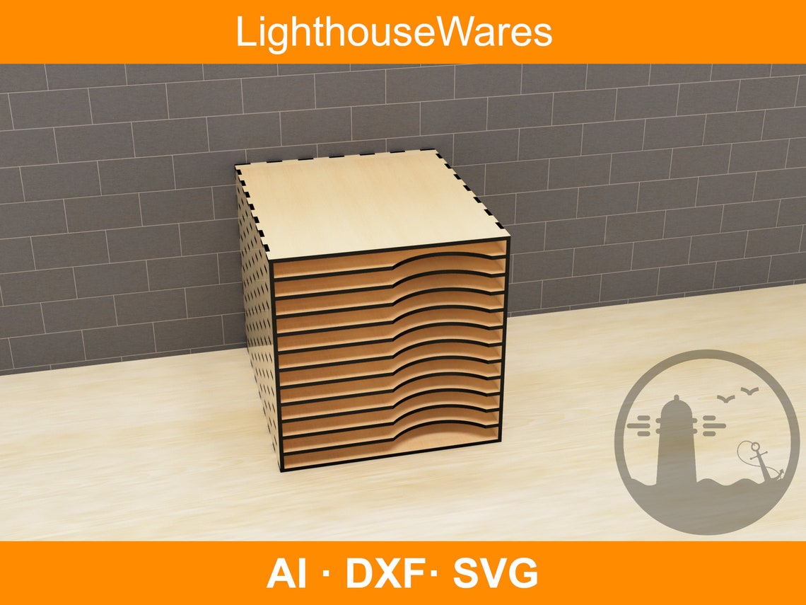 Kallax Insert Paper 12 Shelf Organizer Laser Cut File, Kallax Ikea ...