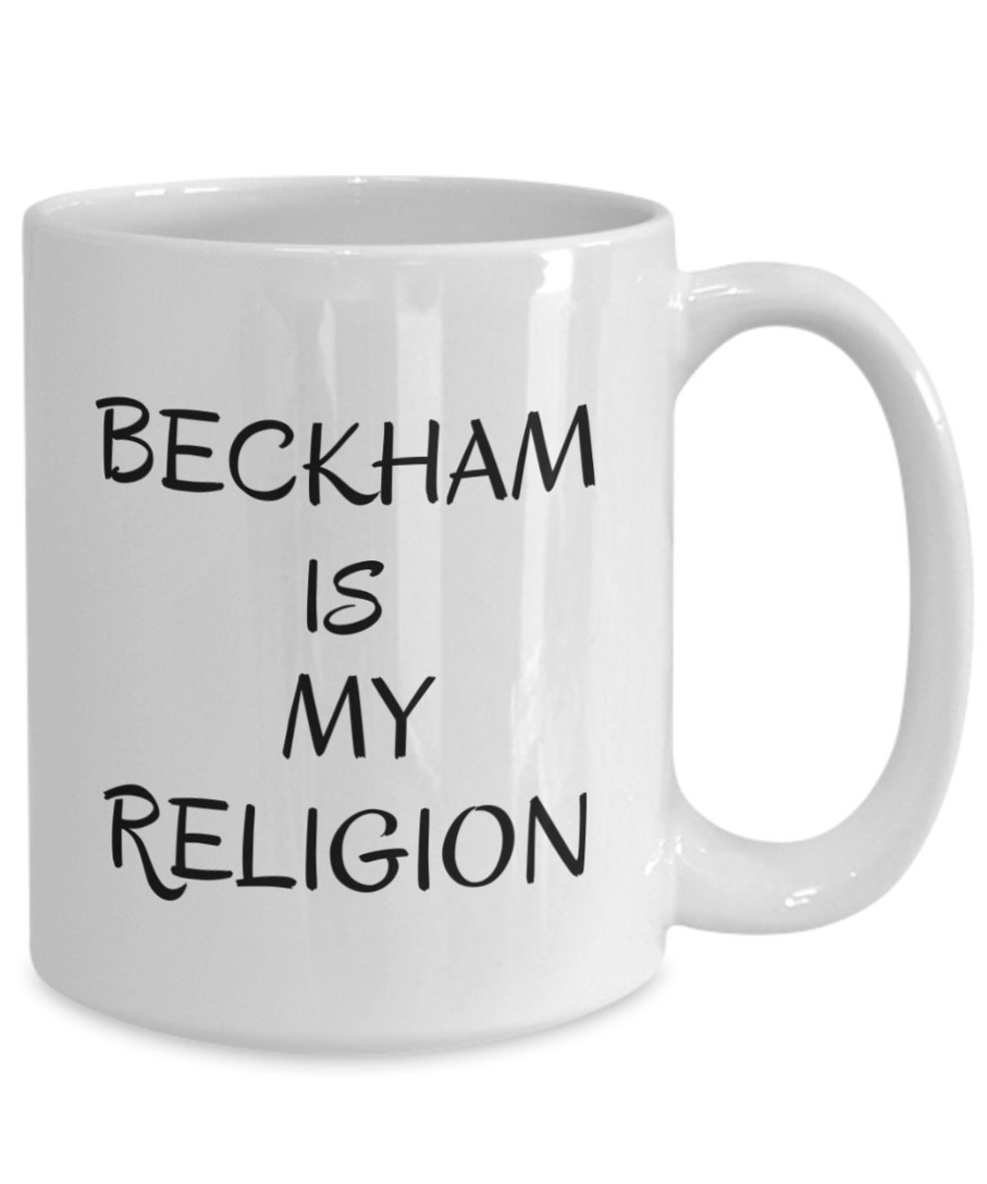 Beckham Fan, Beckham Mug, Soccer Fan Mug, I Love Beckham, Gift Beckham ...