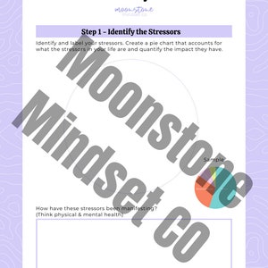 Stress Inventory | Anxiety Relief & Stress Management Worksheets | Exit ...