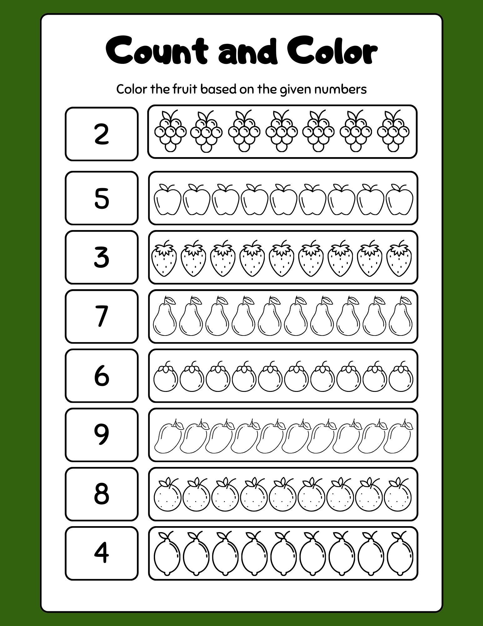 Printable Fun Math Worksheet for Kids Instant Download-printable - Etsy