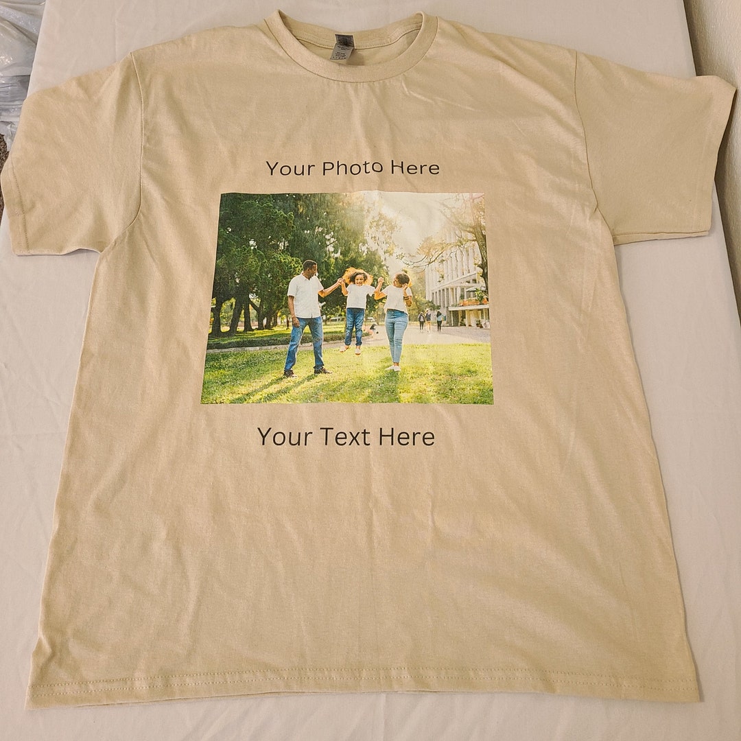 Custom Text Tshirt Custom Photo Shirt Personalized T-shirt Custom ...