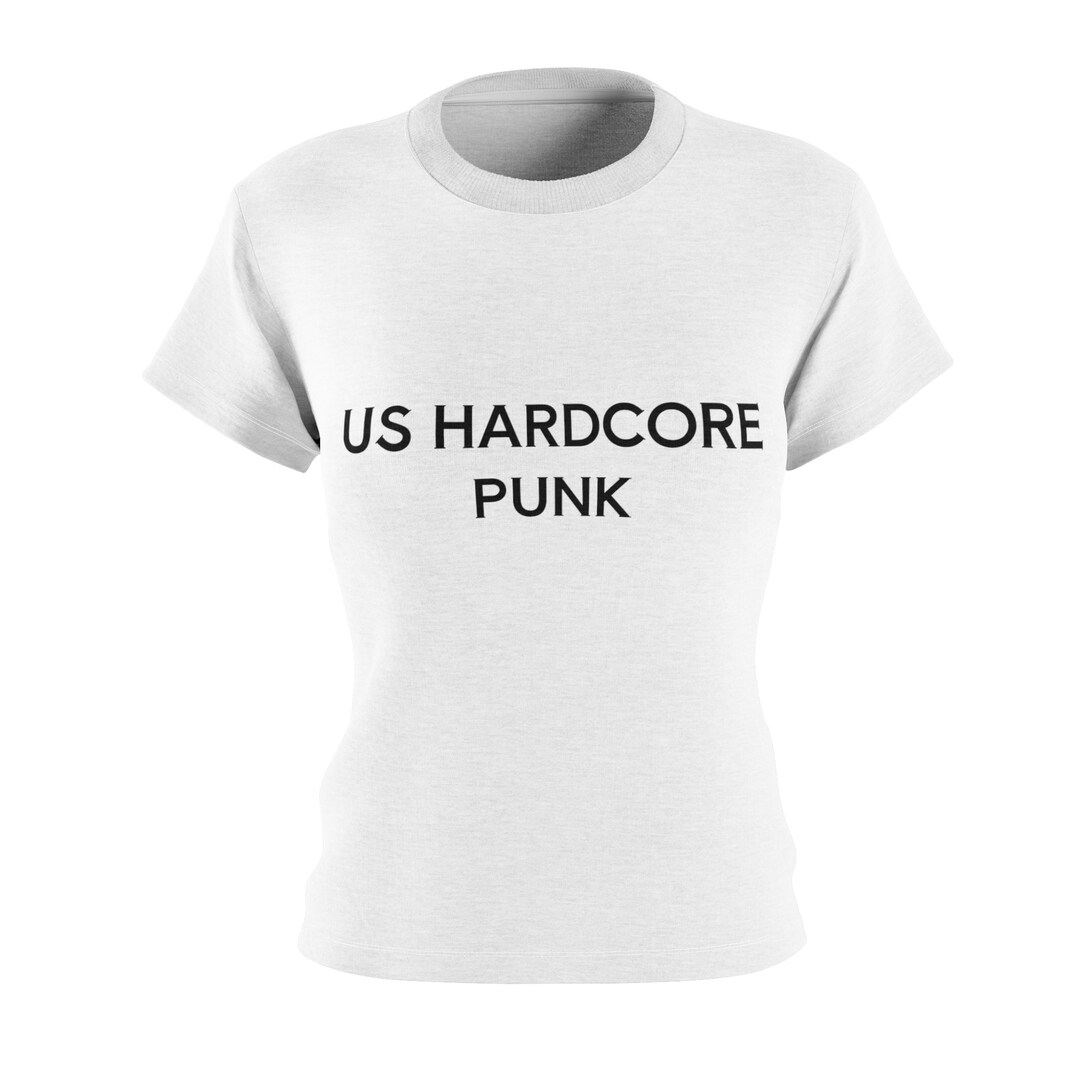 Us Hardcore Punk Women Short Sleeve Tee, Basic T-shirt, Punk Shirt ...