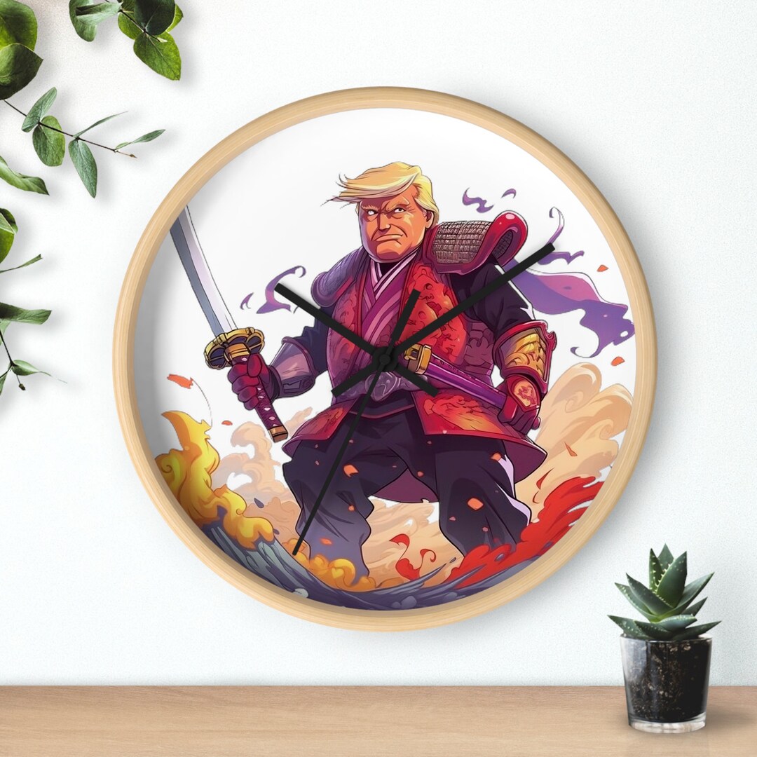 Patriot Donald Trump MAGA Wall Clock Republican President Keep America ...