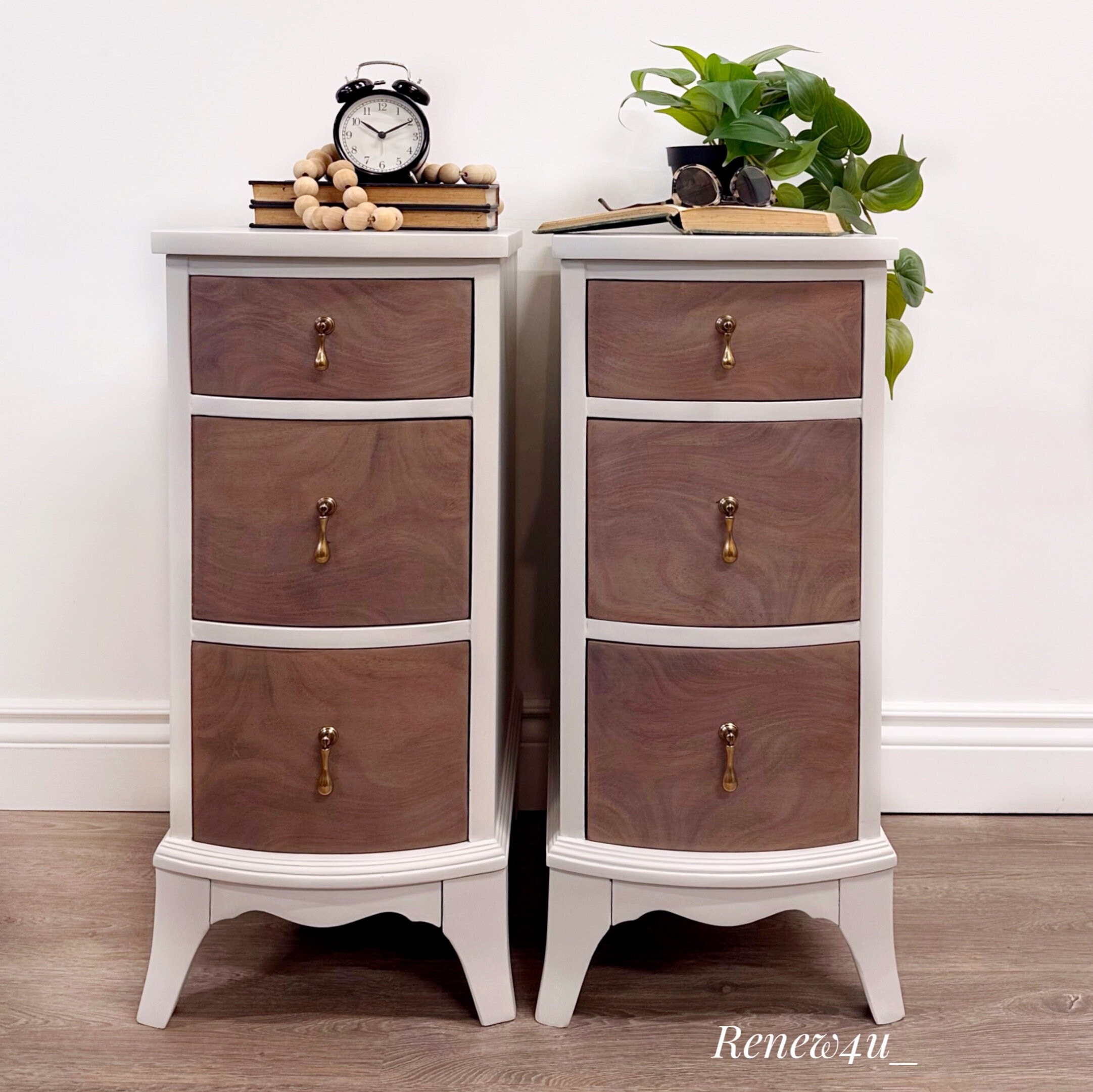 Solid Wooden End Tables - Etsy Canada