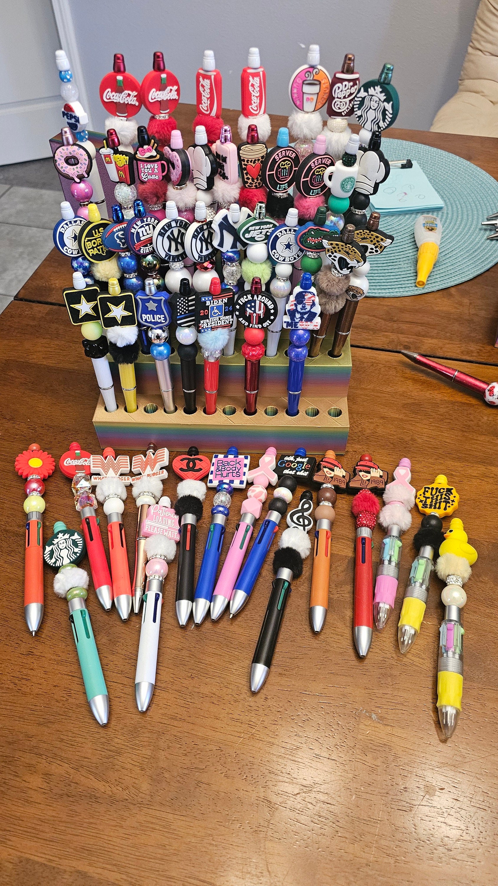 Custom Beaded Pens Made to Order - Etsy