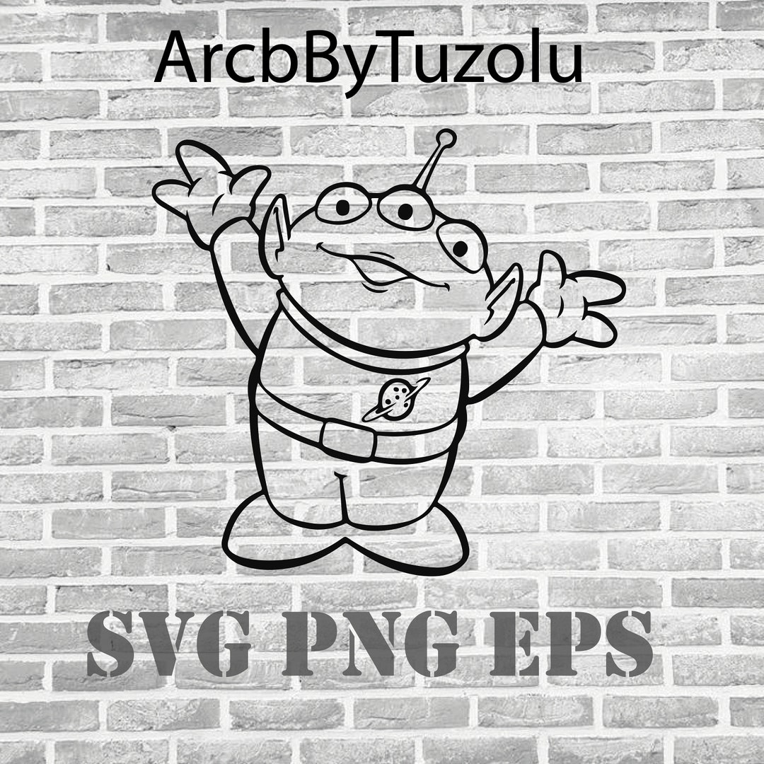 Alien SVG Digital File Toy Story Svg, Toy Story Svg - Etsy