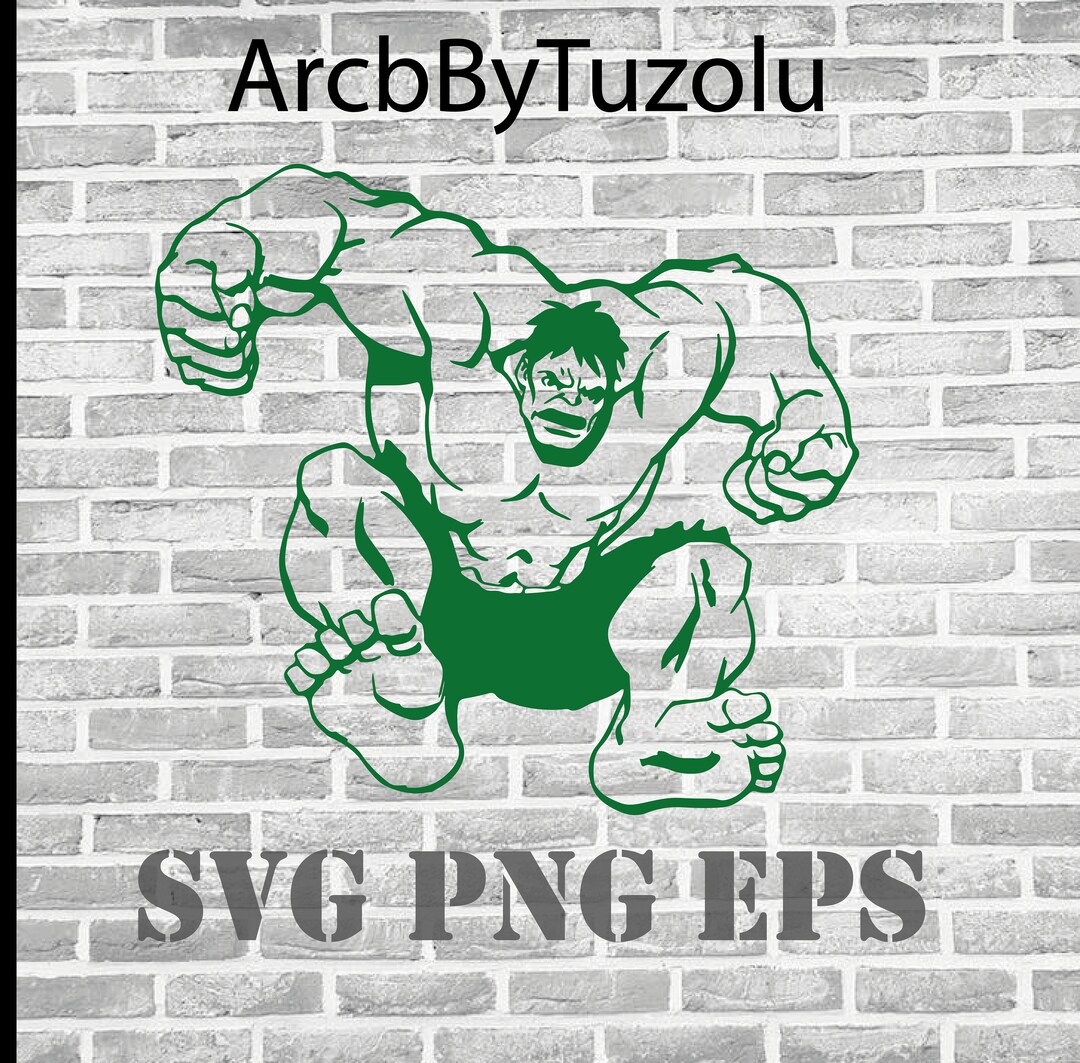 HULK Superhero Png Svg Eps - Etsy Australia