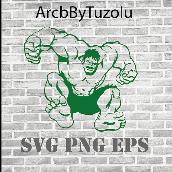 Hulk Svg - Etsy