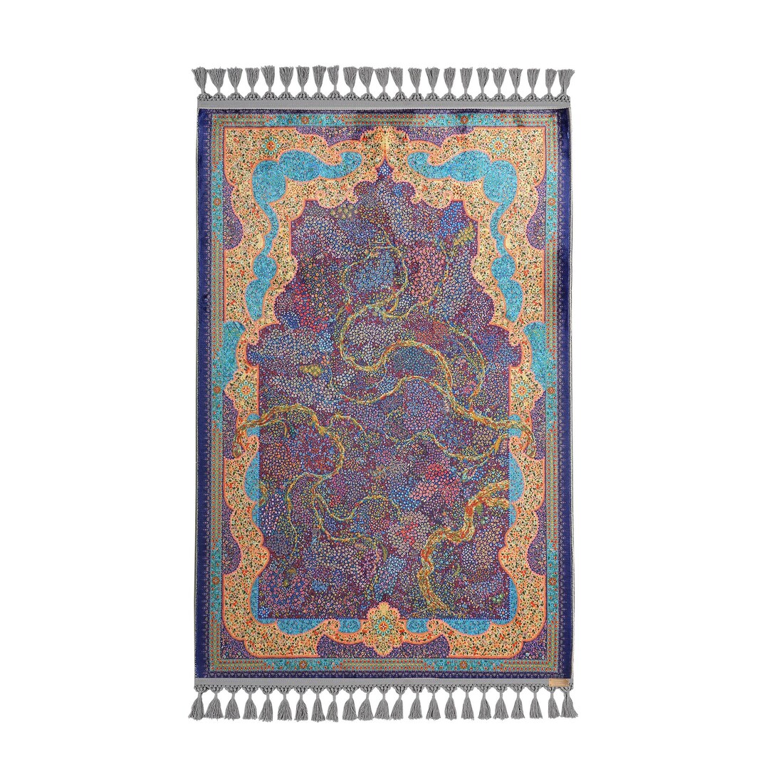 Turkish Prayer Rug – Soft Islamic Mat – Personalized Muslim Carpet ...