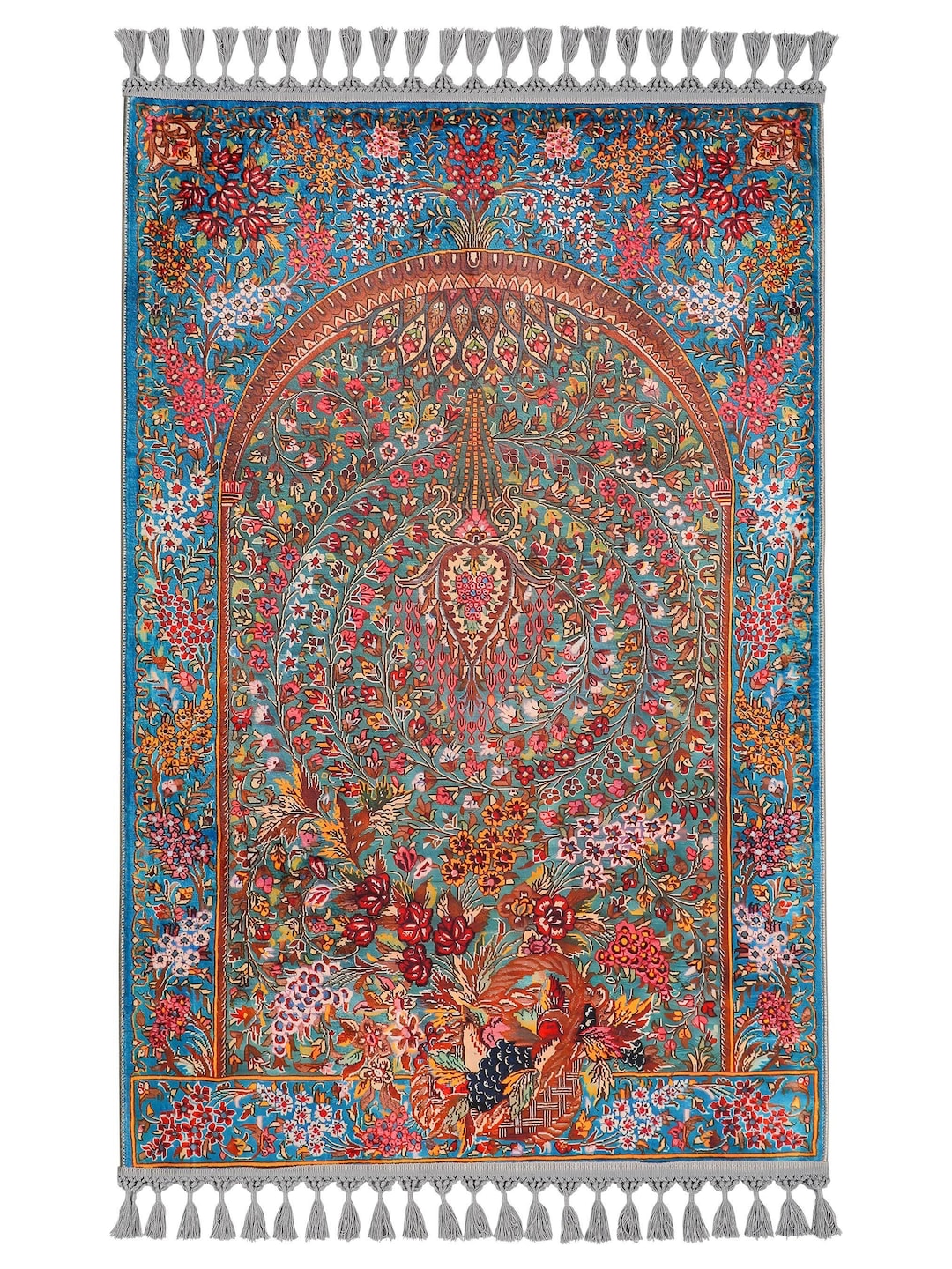 Prayer Mat | Floral Mihrab | Soft Silky Surface | Personalized Prayer ...