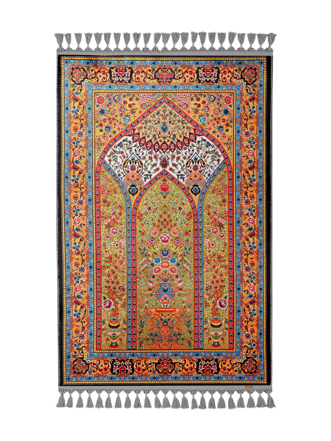 Turkish Prayer Rug Prayer Mat Soft Silky Islamic Muslim Gift ...