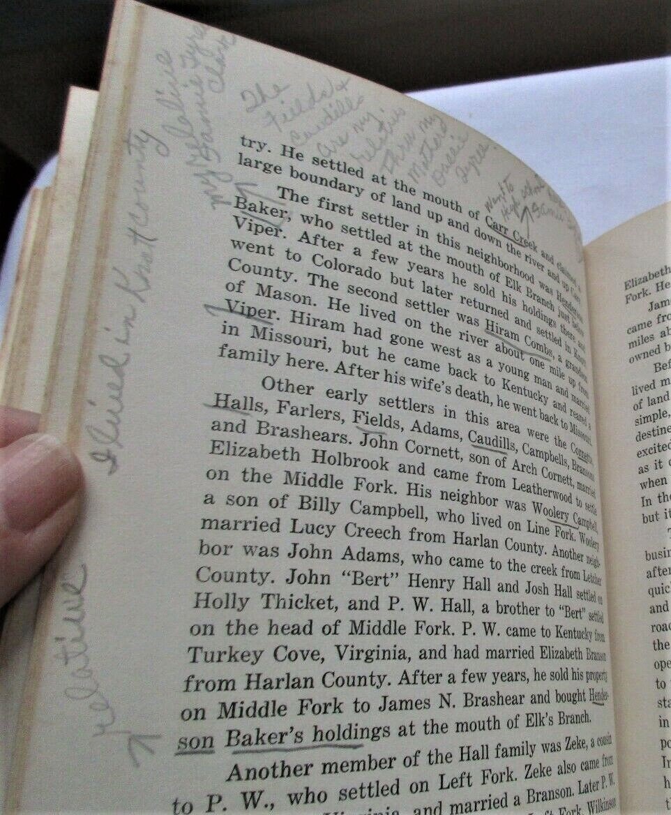 History of Perry County Kentucky, by Eunice Tolbert Johnson, First ...