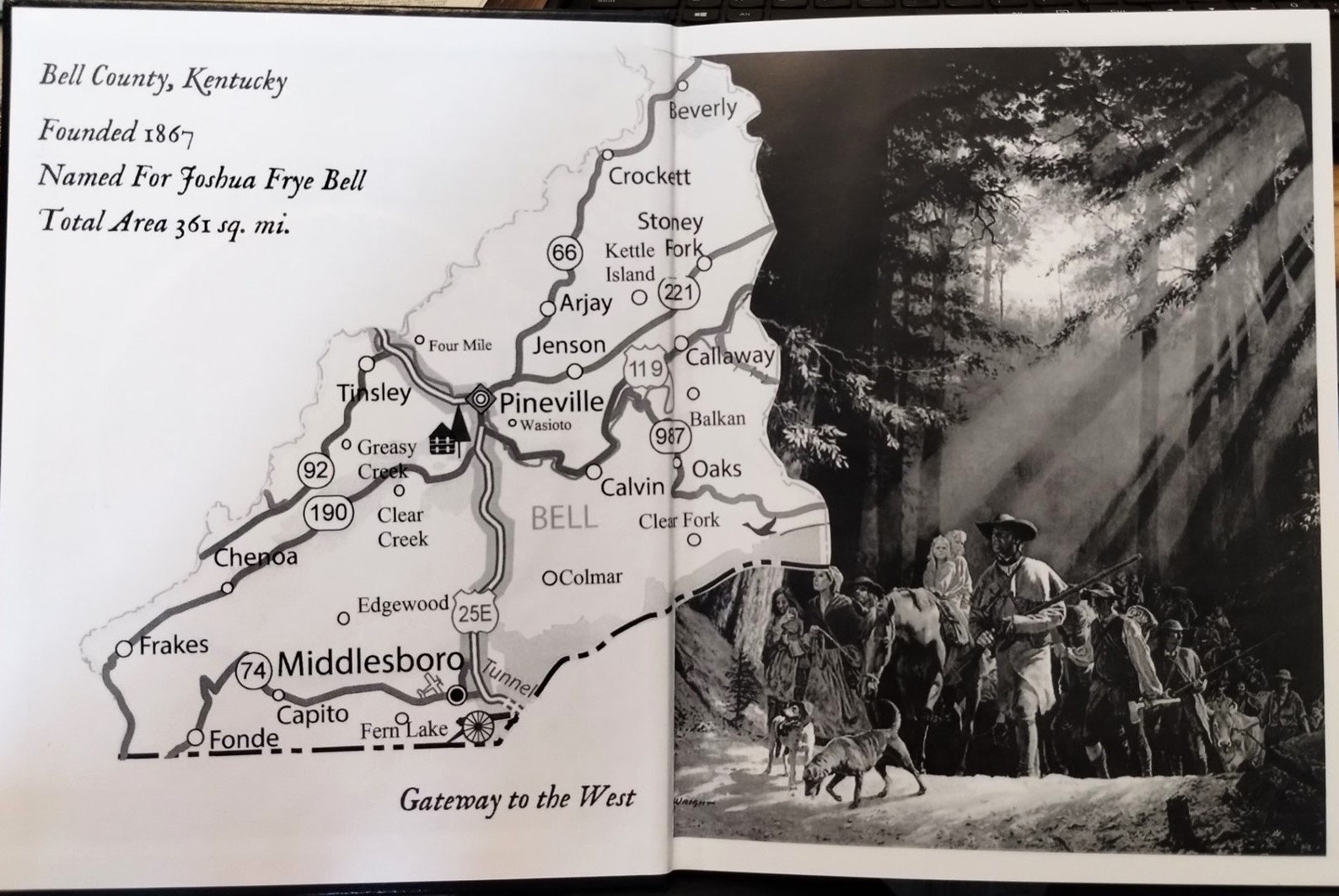 Pictorial History Bell County Kentucky, by Bell County Historical ...