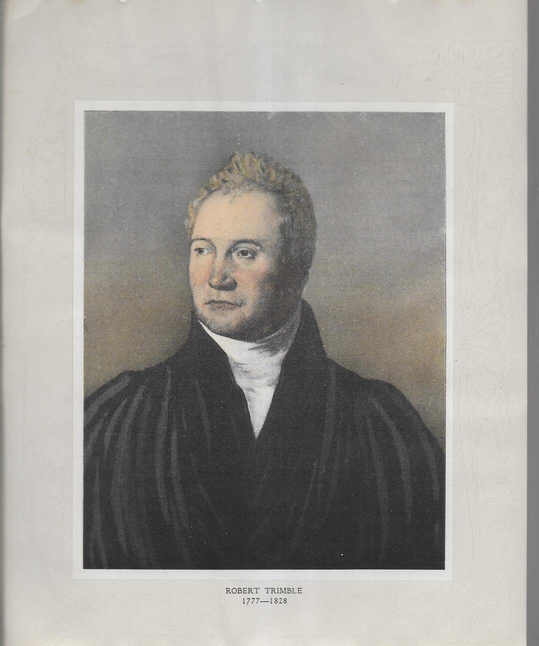 Robert Trimble, Color Illustration, Portrait - Etsy