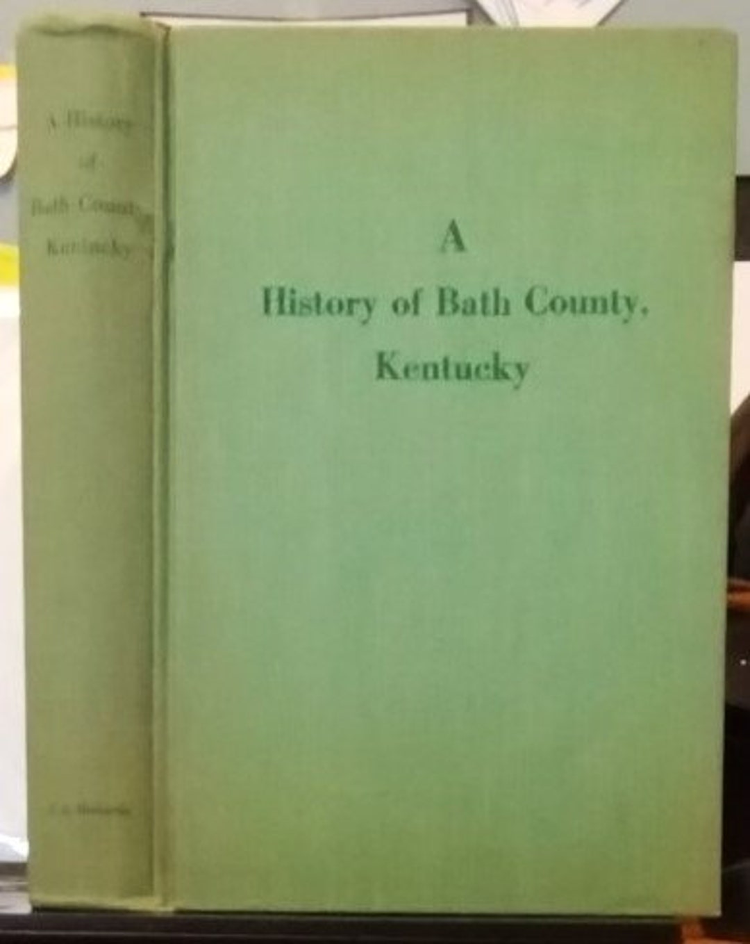 A History of Bath County, Kentucky, by J. A. Richards, First Edition - Etsy
