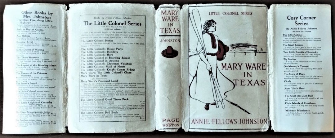 Mary Ware in Texas, by Annie Fellows Johnston, First Edition in Dust ...