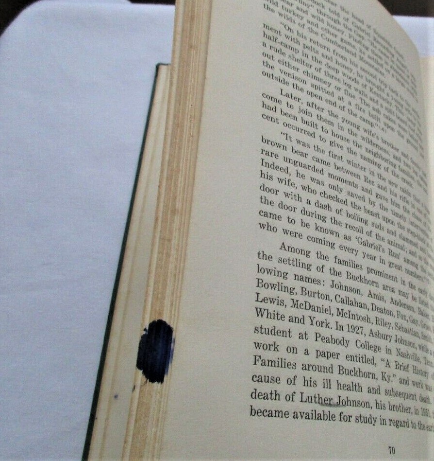 History of Perry County Kentucky, by Eunice Tolbert Johnson, First ...