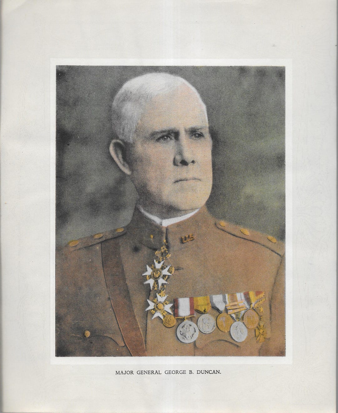 Major General George B. Duncan, Color Illustration, Portrait - Etsy