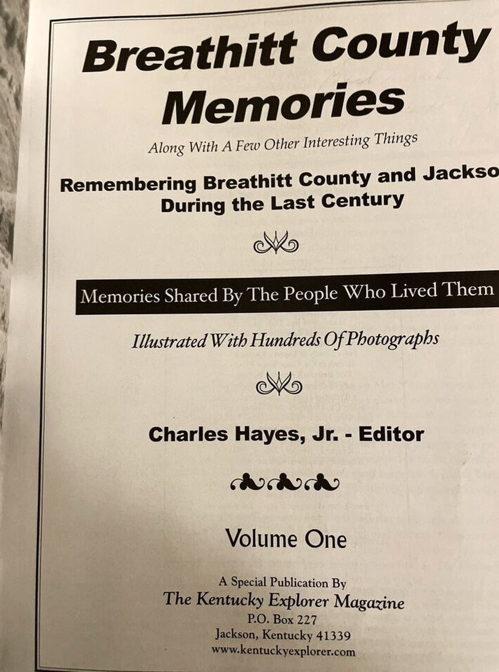 Breathitt County Memories: Remembering Breathitt County and Jackson ...