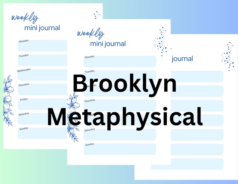 Digital Weekly Journal Pages - Etsy