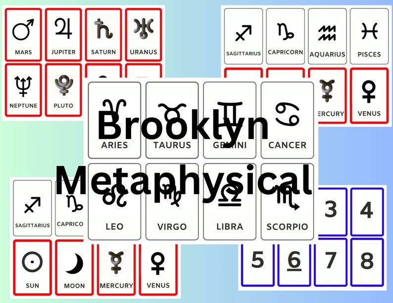 Astrology Cards - Etsy