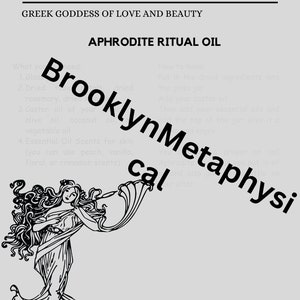 Goddess Aphrodite Deity Printable Sheets - Etsy
