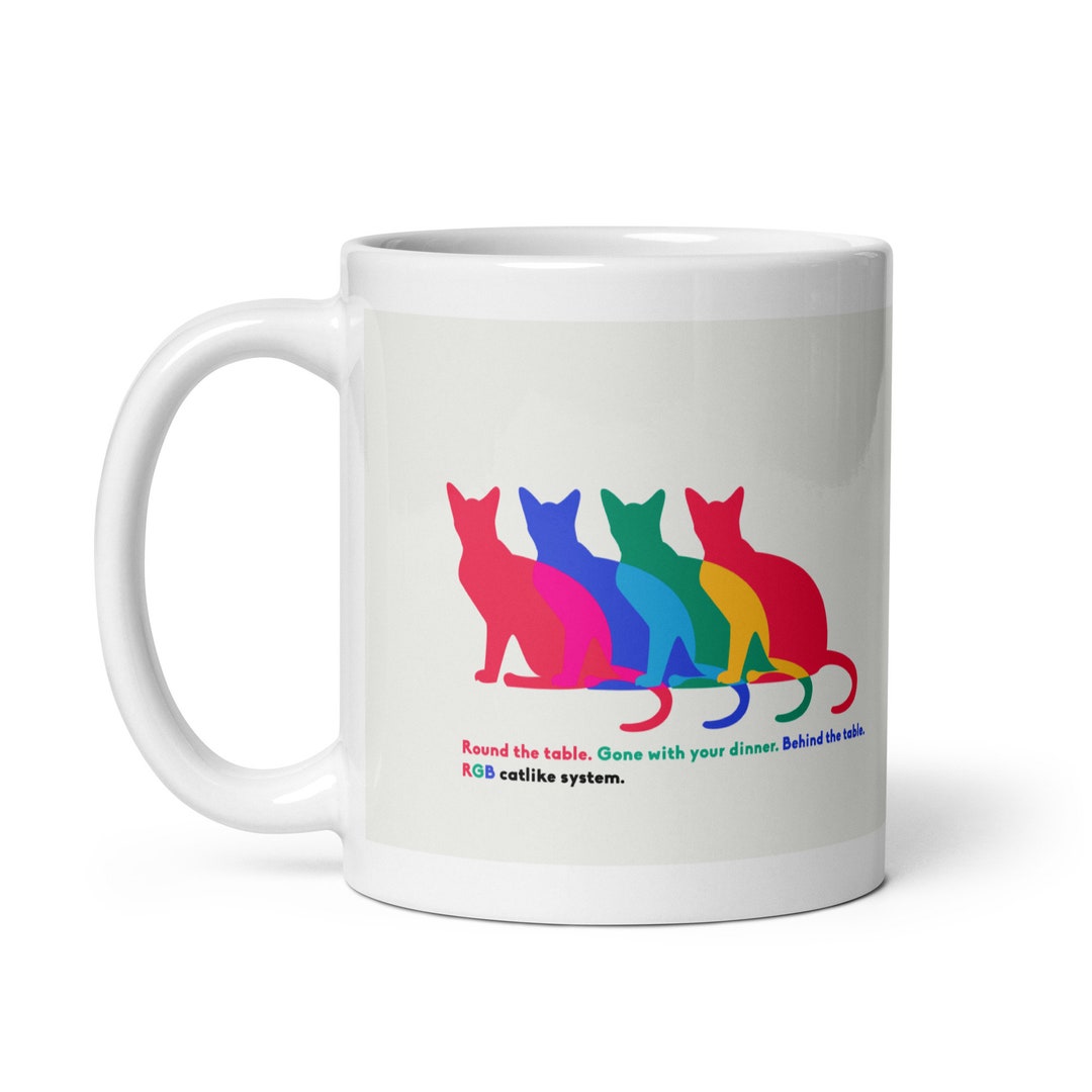 Cat Lover Mug RGB Cats - Etsy