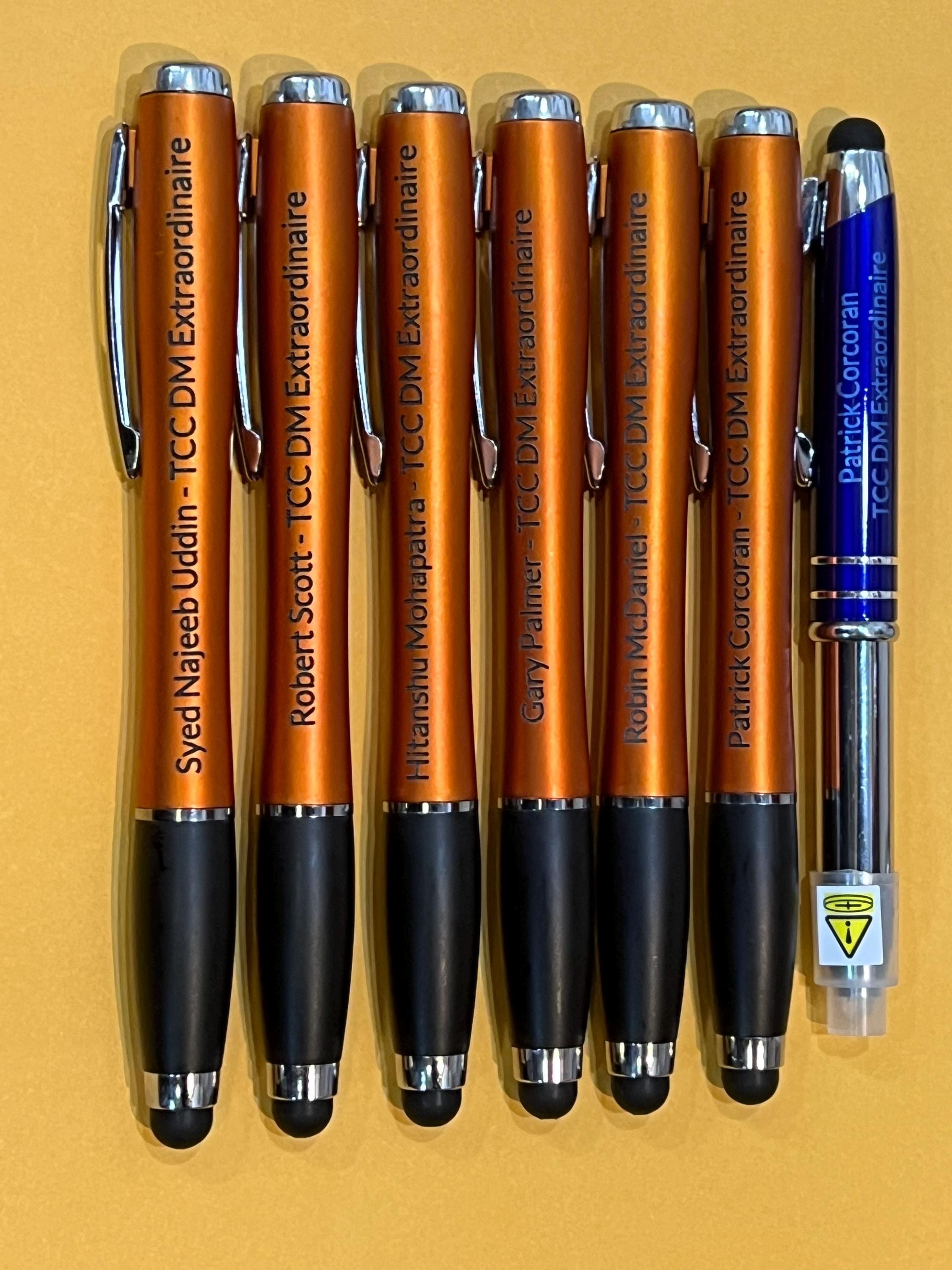 Custom LED Pens - Personalized Flashlight Pens With Your Text and Logo ...