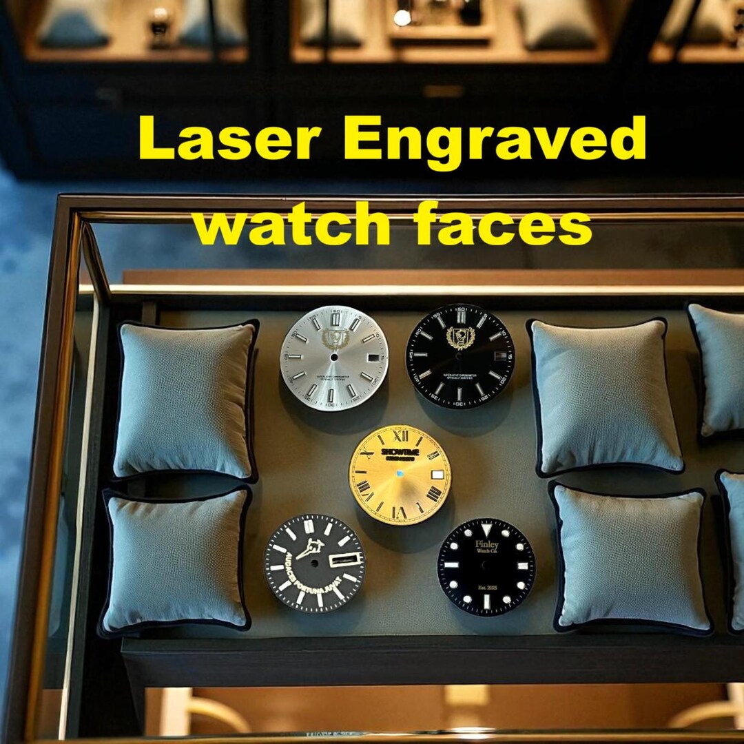 Custom Laser Engraved Watch Face | Personalized Timepiece Gift - Etsy